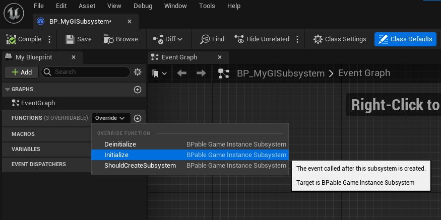 BlueprintableSubsystem v1.5 · UE Plugin Documentation